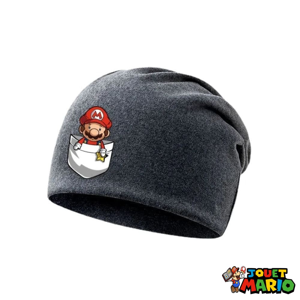 Bonnet Super Mario Gris | Jouet Mario