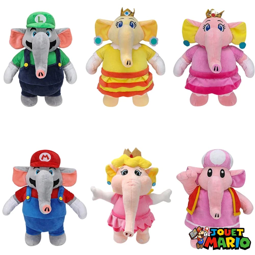 Peluche Mario éléphant | Jouet Mario