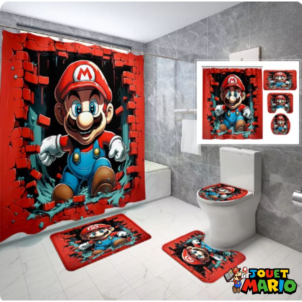 Super Mario Bros Rideau de Douche | Jouet Mario